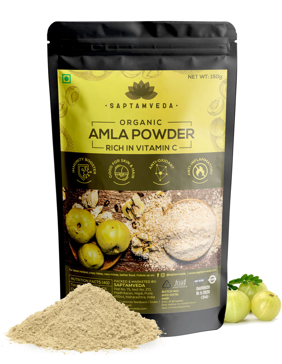 Buy Amla Powder - 150 g online from Nurserylive at lowest price.