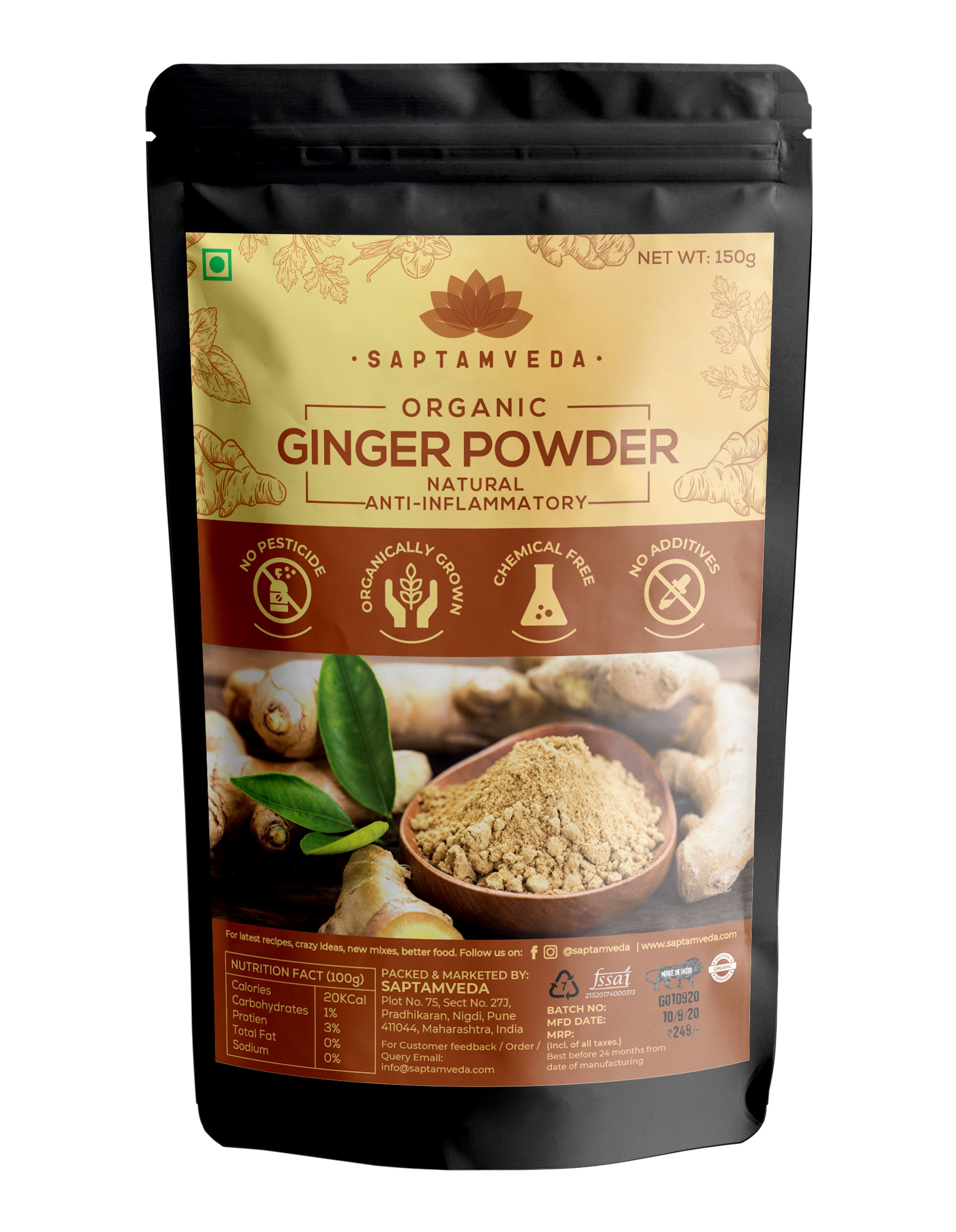 Buy Ginger Powder - 150 g online from Nurserylive at lowest price.