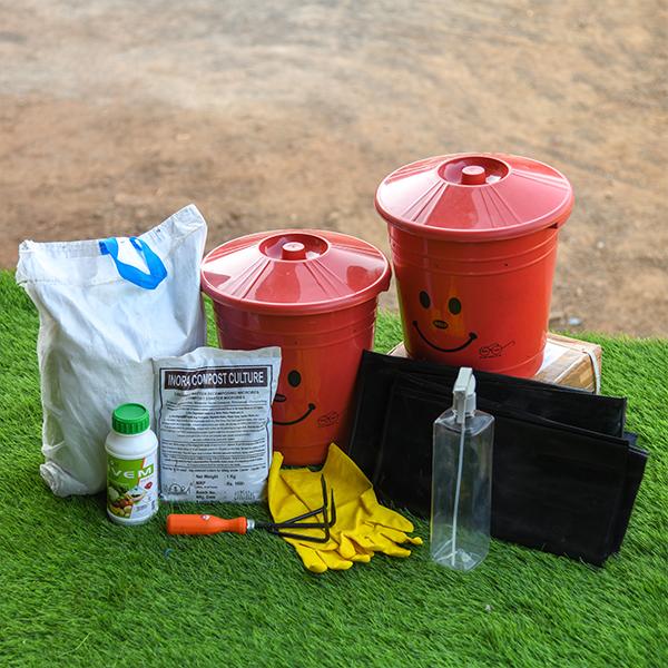 Buy Home Compost Kit (For Family of 2) online from Nurserylive at ...