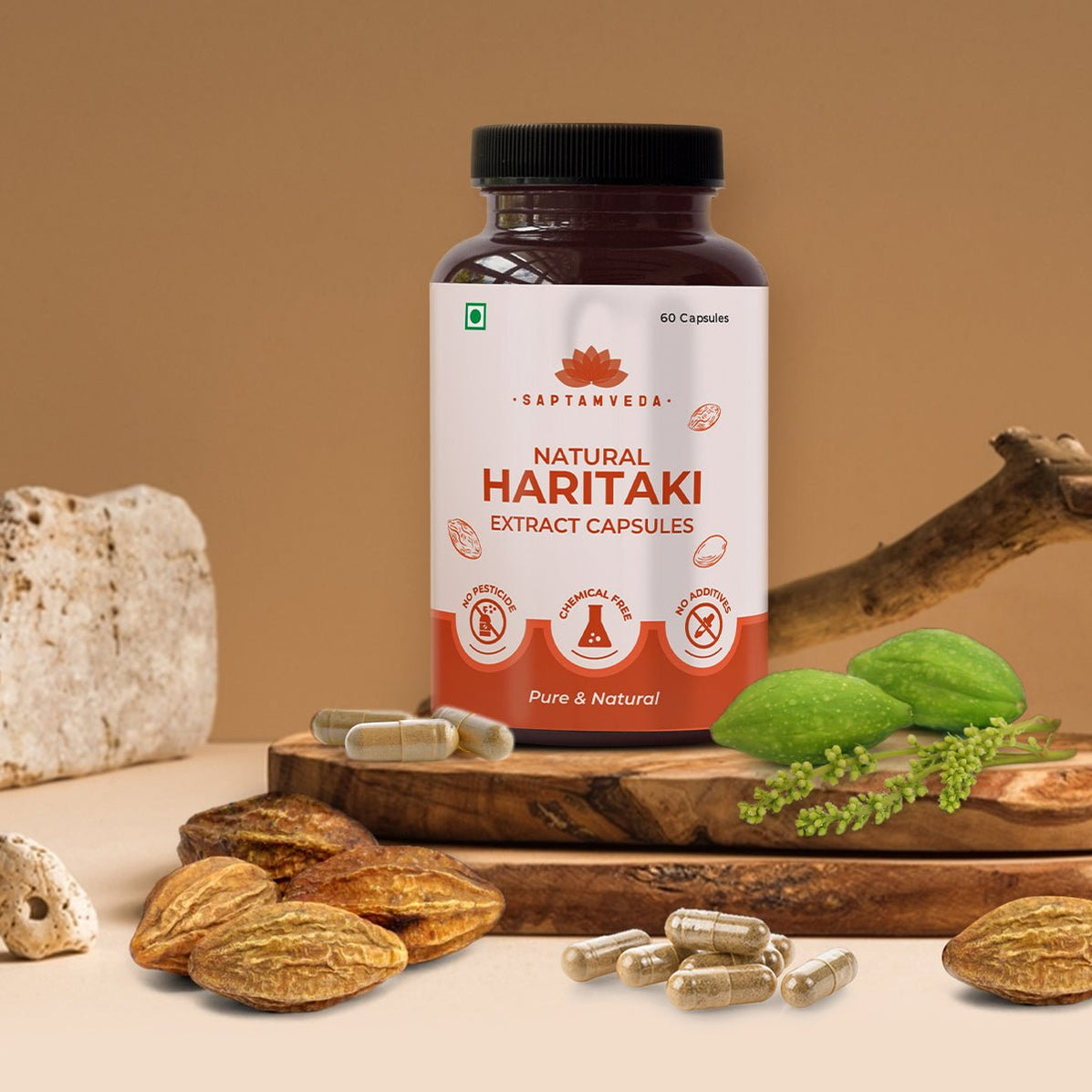 Buy Haritaki - 60 Capsules online from Nurserylive at lowest price.