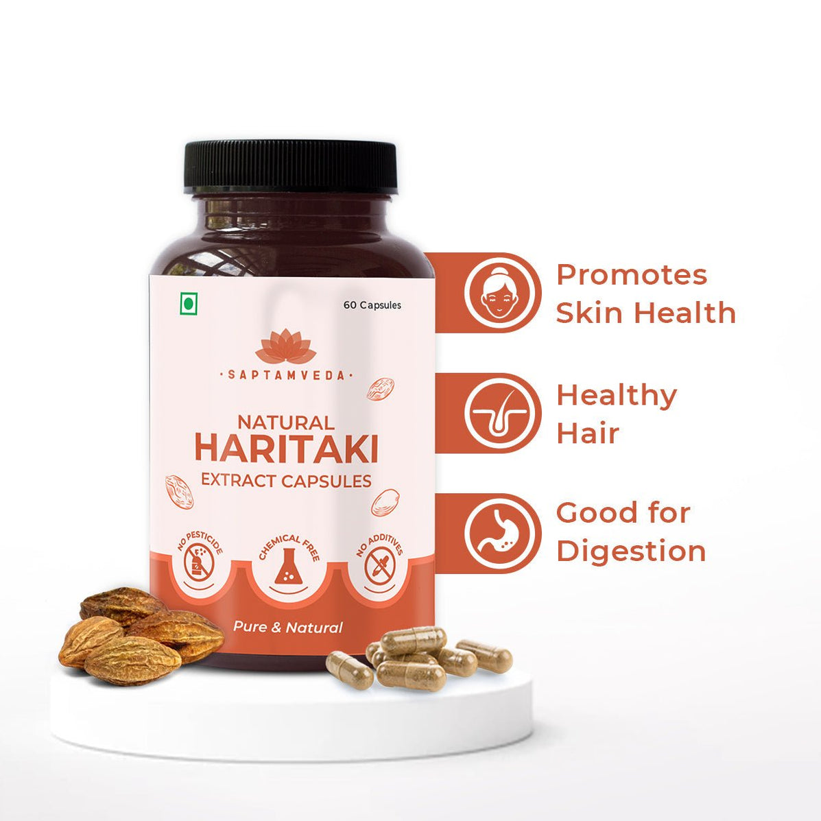 Buy Haritaki - 60 Capsules online from Nurserylive at lowest price.