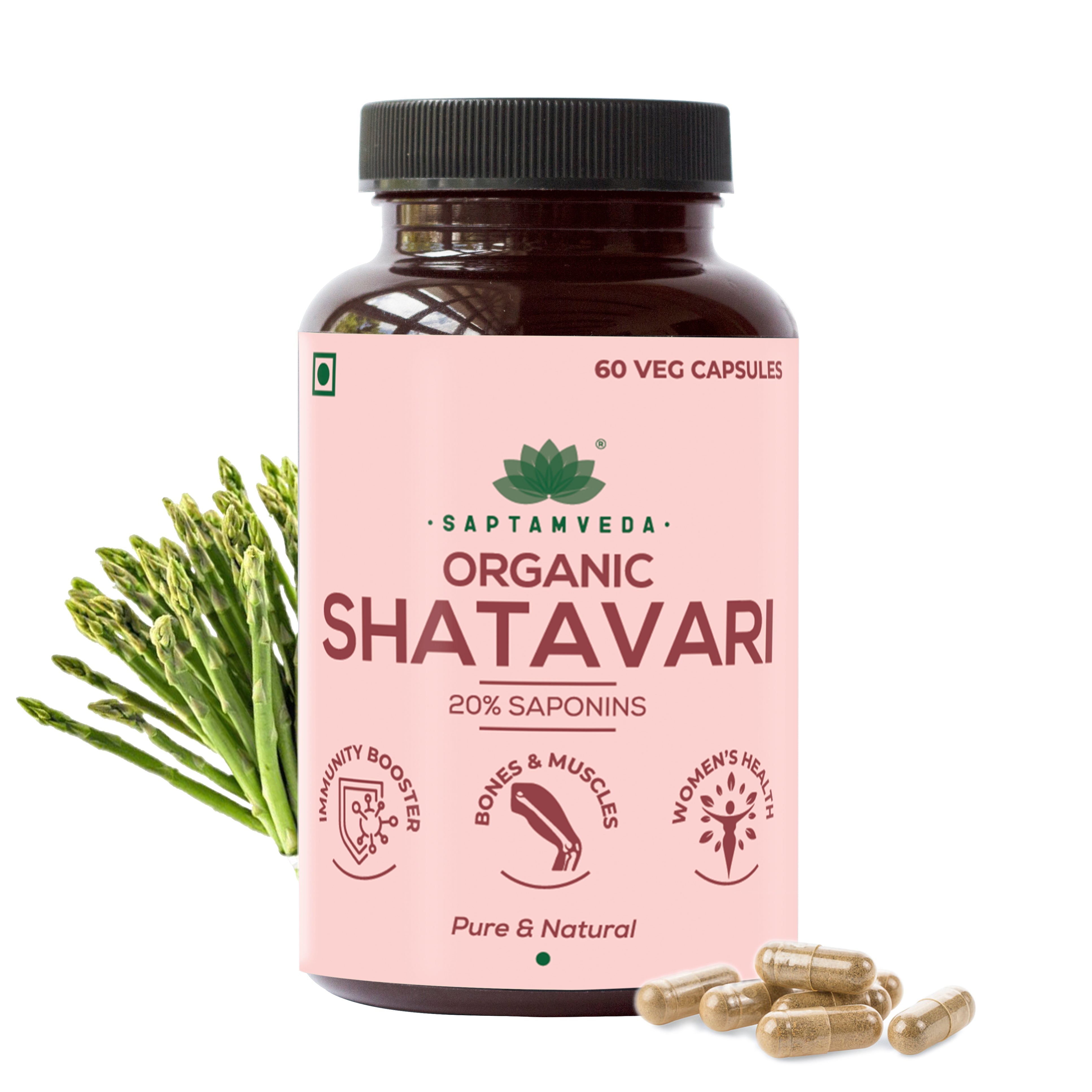 Buy Shatavari - 60 Capsules online from Nurserylive at lowest price.