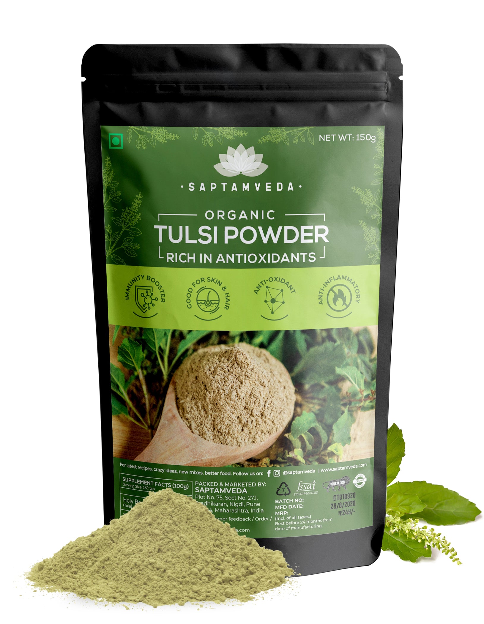 Buy Tulsi Powder - 150 g online from Nurserylive at lowest price.